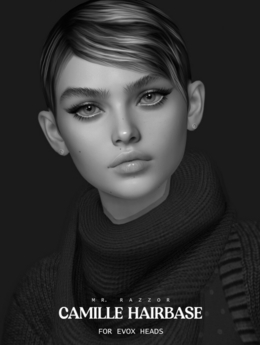 Second Life Marketplace - [MR] Camille Hairbase for Evox Heads DEMOS
